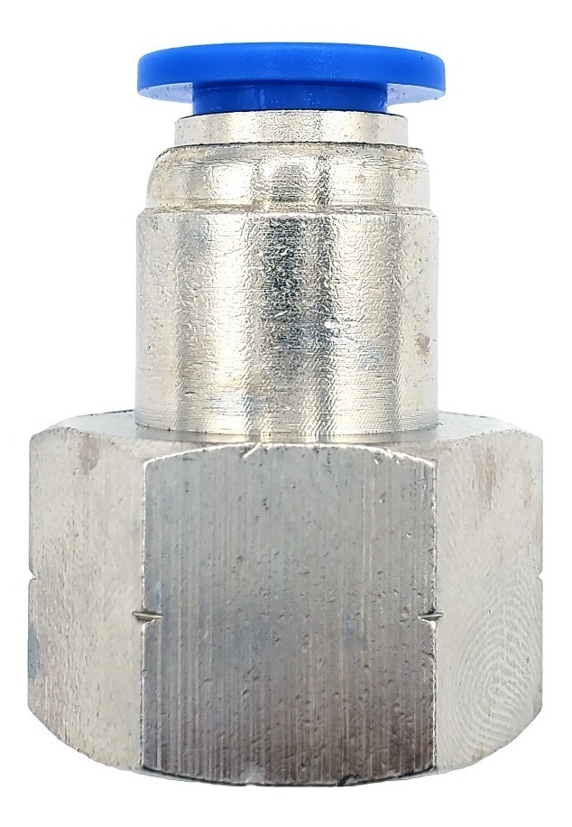 10 Pz De Conector/racor Neumático Recto Hembra 3/8 Npt X 8mm | Instrutek